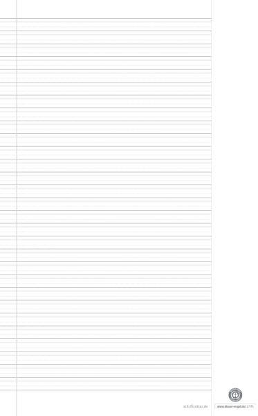 Schriftretter - Lineatur für Schüler mit LRS | Sedulus